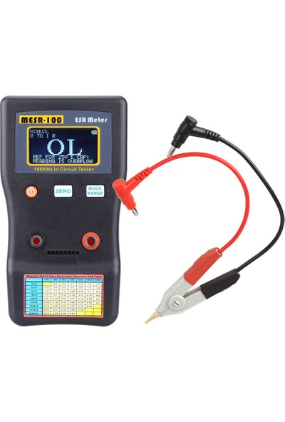 Carino Tür MESR-100 2 Esr Dijital Kapasite Ölçer Ohm Metre Profesyonel Ölçüm Kapasitansı (Yurt Dışından) Carino Tür MESR-100 2 Esr Dijital Kapasite Ölçer Ohm Metre Profesyonel Ölçüm Kapasitansı (Yurt Dışından)