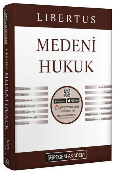 Pegem Akademi Yayıncılık 2022 KPSS A Grubu Libertus Medeni Hukuk Konu Anlatımı Pegem Akademi Yayıncılık 2022 KPSS A Grubu Libertus Medeni Hukuk Konu Anlatımı