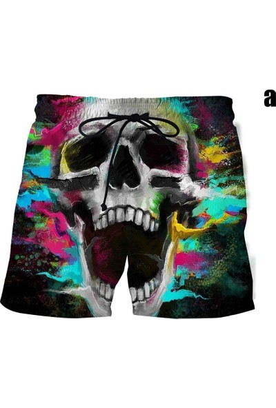 Phoenix 3D Baskı Erkek Basketbol Şortu