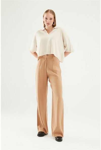 Quzu 70827 Kadın Kanvas Pantolon