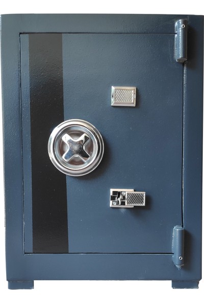 Sur Çelik Yangına Dayanıklı Para Kasası Antrasit Bantlı 65 cm
