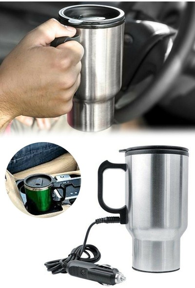 Chermik Araç Içi Çelik Su Isıtıcı Termos Bardak 1410 Chermik Araç Içi Çelik Su Isıtıcı Termos Bardak 1410