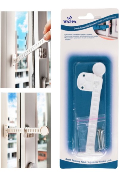 Wappa Ayarlı Pencere Kilidi 2 Adet Wappa Ayarlı Pencere Kilidi 2 Adet