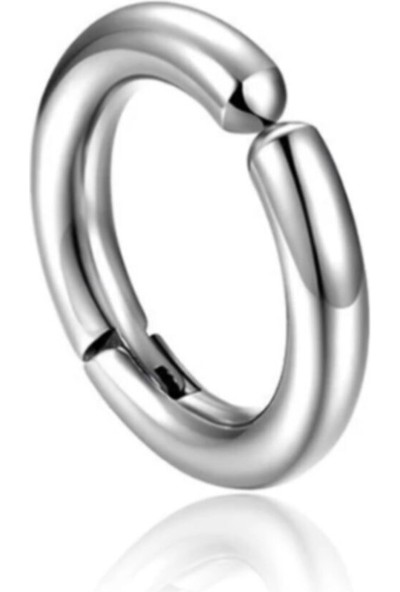 Takıconcept Deliksiz Sıkıştırma Çelik Kalın Halka Erkek Küpe Takıconcept Deliksiz Sıkıştırma Çelik Kalın Halka Erkek Küpe