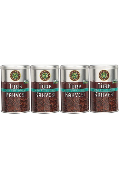 Kahve Dünyası Orta Kavrulmuş Türk Kahvesi 250 gr 4'lü