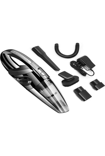 Kamardey Kablosuz Toz Torbasız Güçlü El Araç Ev Süpürgesi Islak - KUR33612U Çalışma