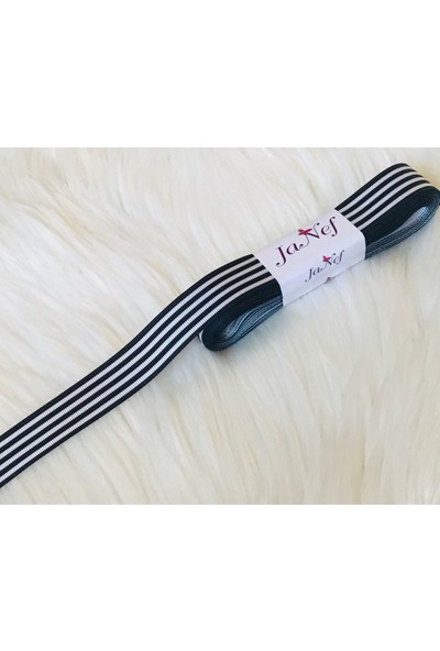 Janef Hediyelik Grogren Kurdele Çizgili 2,5 cm (10 M - 5 Adet)