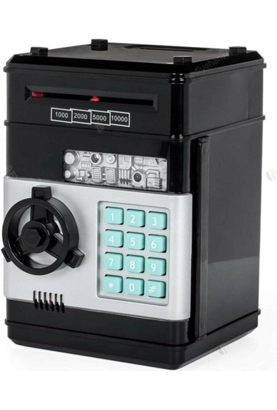 Mobee Şifreli Kasa Atm Elektronik Kumbara - Siyah Mobee Şifreli Kasa Atm Elektronik Kumbara - Siyah