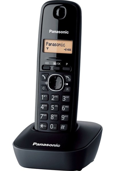 Panasonıc KX-TG1611 50 Telsiz Telefon Siyah Gri Panasonıc KX-TG1611 50 Telsiz Telefon Siyah Gri