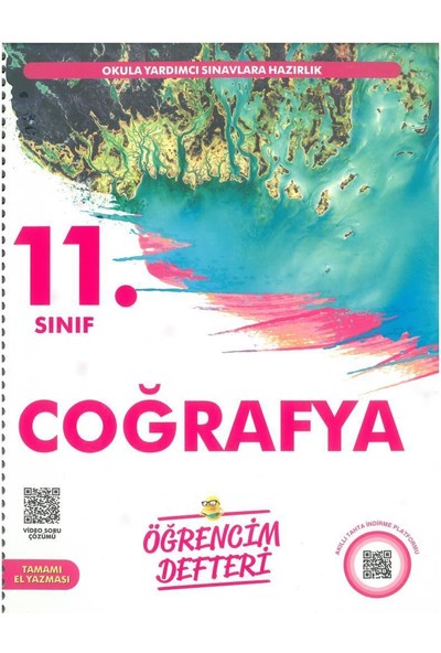 Murat Yayınları 11.Sınıf Coğrafya Öğrencim Defteri