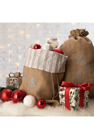 Chakra Xmas Yılbaşı Kesesi Natural Medium