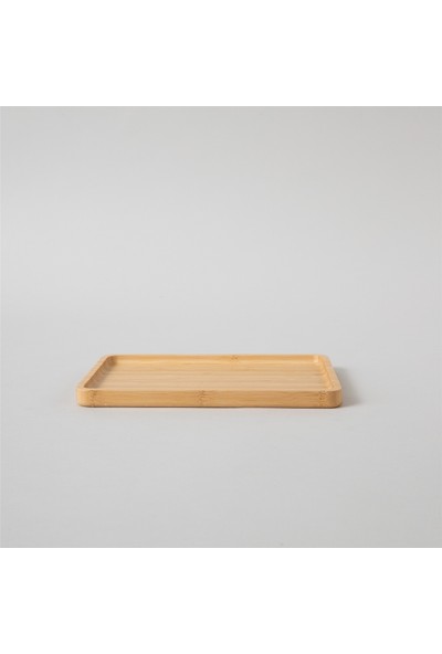 Chakra Bambu Tepsi 25X17 cm Natural