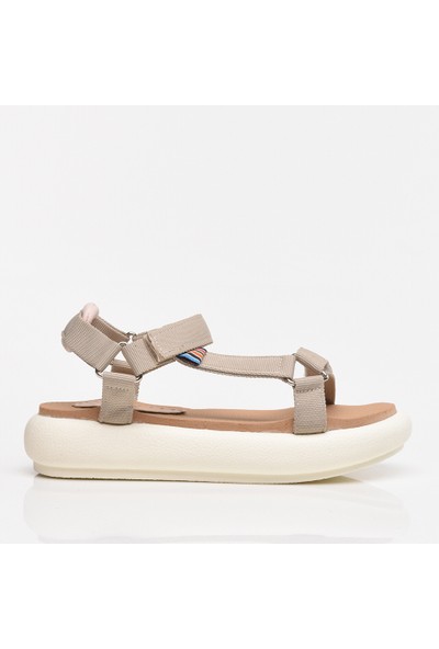 Yaya By Hotiç 01SAY218730A310 Bej Kadın Sandalet