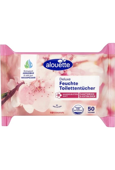 Alouette Islak Tuvalet Kağıdı Dlx Bademçiçeği