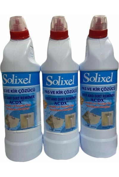 Solixel Pas ve Kir Çözücü 950 ml x 3