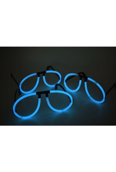 Vip Plus Karanlıkta Parlayan Fosforlu Glow Stick Gözlük Fosforlu Gözlük Mavi Renk Vip Plus Karanlıkta Parlayan Fosforlu Glow Stick Gözlük Fosforlu Gözlük Mavi Renk