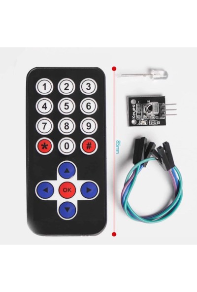 Cnl Arduino Kızılötesi Ir Alıcı Verici Kumanda Seti Kumanda Kiti Cnl Arduino Kızılötesi Ir Alıcı Verici Kumanda Seti Kumanda Kiti
