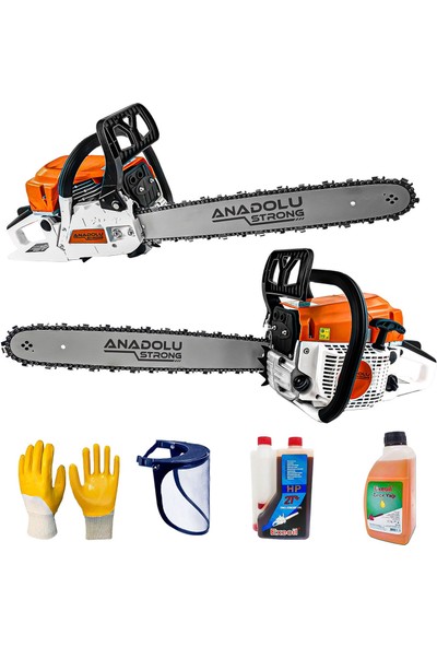 Anadolu Strong Anadolustrong ANS1041 2.9hp Benzinli Motorlu Testere 45CM Palalı Ağaç Kesme Motoru Hediyeli Anadolu Strong Anadolustrong ANS1041 2.9hp Benzinli Motorlu Testere 45CM Palalı Ağaç Kesme Motoru Hediyeli