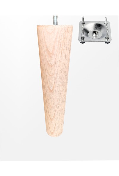 Turan Ahşap Baza Ayağı Uzunluk 30 Cm - Çap 5.5 Cm