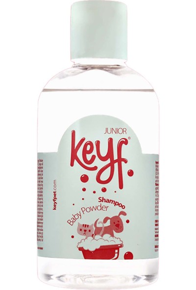 Keyf Yavru Köpek ve Kediler Için Bebek Pudrası Kokulu Şampuan 250 ml