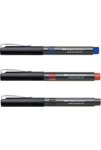 Faber-Castell İğne Uçlu Roller Kalem 0.5 mm 3'lü