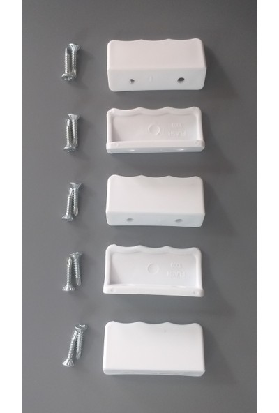 Sineklik Aksesuarı - 17x25 Sineklik Kulp 5'li Beyaz