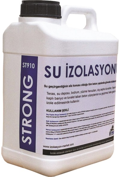 Strong ST910- Akrilik Esaslı Su Yalıtım Malzemesi 5 kg Strong ST910- Akrilik Esaslı Su Yalıtım Malzemesi 5 kg