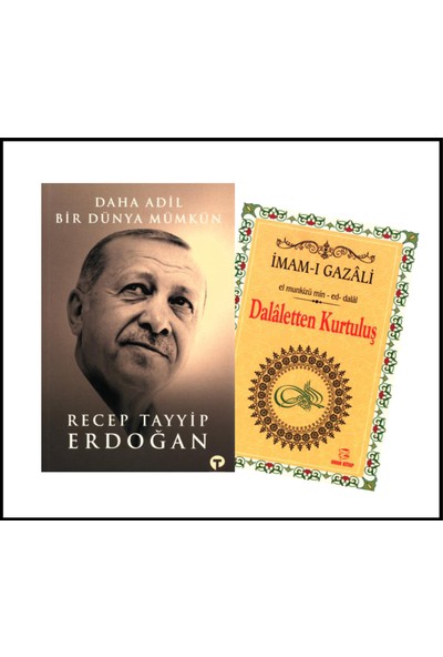 Daha Adil Bir Dünya Mümkün - Dalaletten Kurtuluş 2 Kitap Set Daha Adil Bir Dünya Mümkün - Dalaletten Kurtuluş 2 Kitap Set