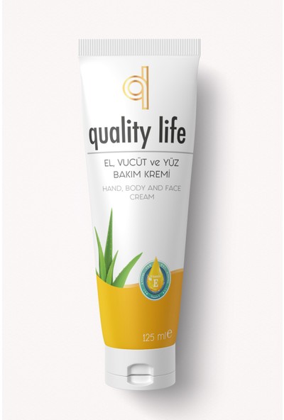 Quality Life Ql El Vücut ve Yüz Bakım Kremi Aloevera Özlü Quality Life Ql El Vücut ve Yüz Bakım Kremi Aloevera Özlü