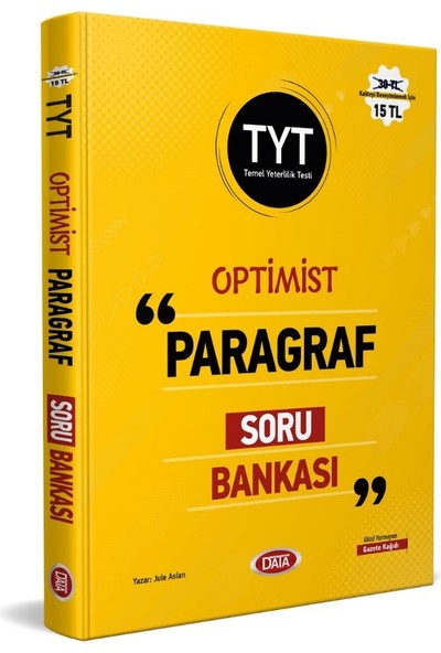 Data Yayınları TYT Optimist Paragraf Soru Bankası