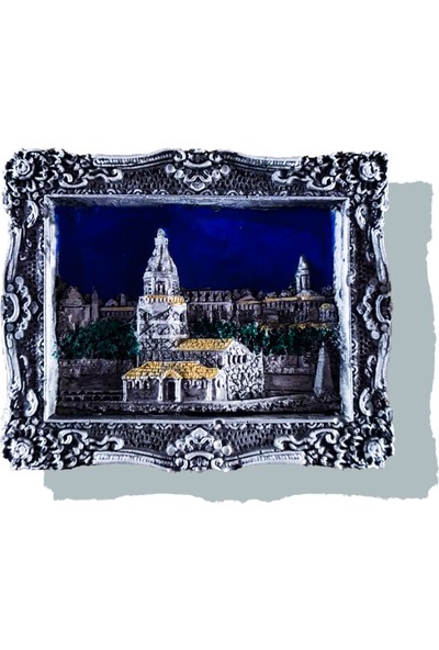 Tumbled Workshop Istanbul Kız Kulesi Magnet Buzdolabı Süsü Hediyelik Dekoratif Eşya