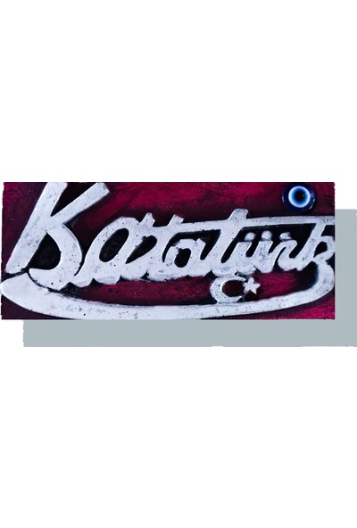 Tumbled Workshop Atatürk Imzası Magnet Buzdolabı Süsü Hediyelik Dekoratif Eşya Tumbled Workshop Atatürk Imzası Magnet Buzdolabı Süsü Hediyelik Dekoratif Eşya