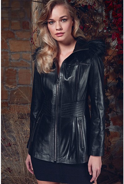Derimod Rachel Kadın Deri Ceket