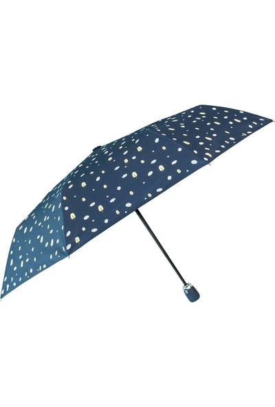 Zsykd Küçük Taze Otomatik Şemsiye Uv Koruma Şemsiyesi (Donanma) (Yurt Dışından)