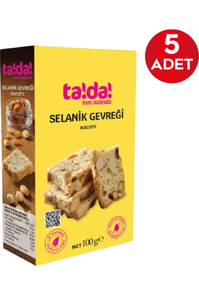 Tada Ta!da! Selanik Gevreği 100 G - 5 Adet Tada Ta!da! Selanik Gevreği 100 G - 5 Adet