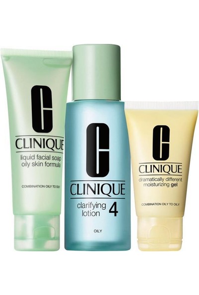 Clinique 3 Adımlı Cilt Bakım Seti Cilt Tipi 4