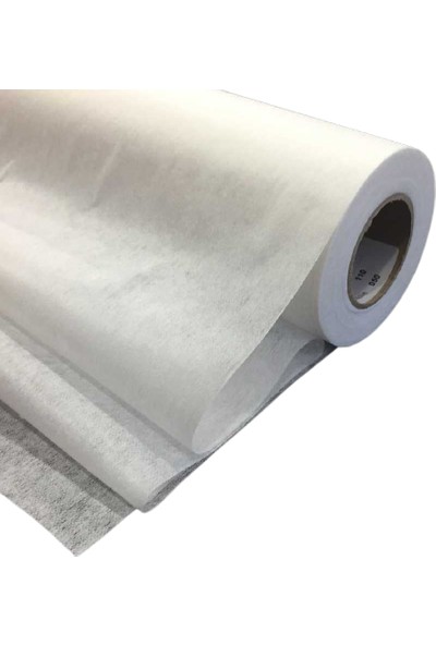 Kezban Tekstil 25 Gram Kağıt Tela Beyaz Yapışkanlı 1 Metre 70 cm * 100 cm