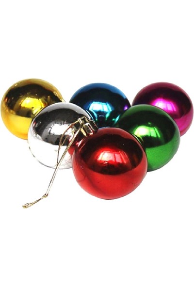 Funworld Yılbaşı Yeni Yıl Süsü Çam Ağacı Süs Top 3,5 cm 6'lı Funworld Yılbaşı Yeni Yıl Süsü Çam Ağacı Süs Top 3,5 cm 6'lı