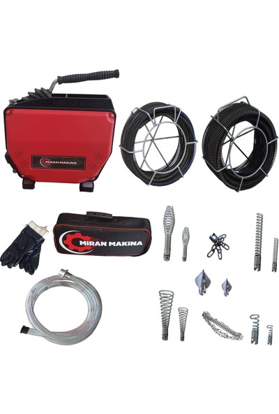 Miran Tıkalı Kanal-Gider Açma Makinesi Midi Set