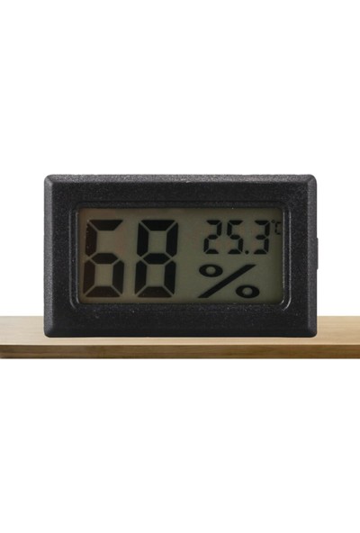 Elektromall Mini LCD Dijital Elektronik Termometre Higrometre Sıcaklık Nem Ölçer (Kablosuz)