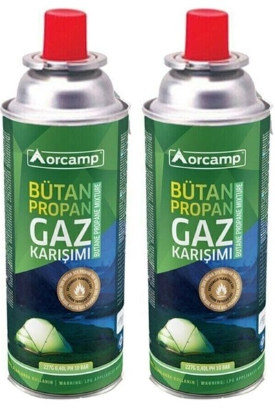 Orgaz CX-500-227 Çakmaklı Pürmüz + 2'li Gaz Kartuşu