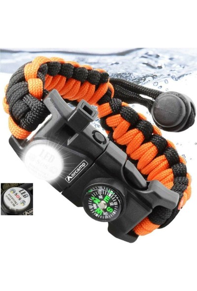Orcamp Paracord Hayatta Kalma Bilekliği Orcamp Paracord Hayatta Kalma Bilekliği