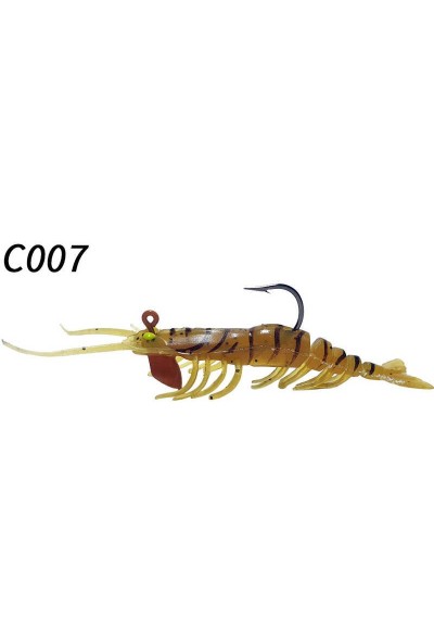 Osaka Caridina Shrimp 7.62 cm 6.5 gr Silikon Karides Yem Osaka Caridina Shrimp 7.62 cm 6.5 gr Silikon Karides Yem