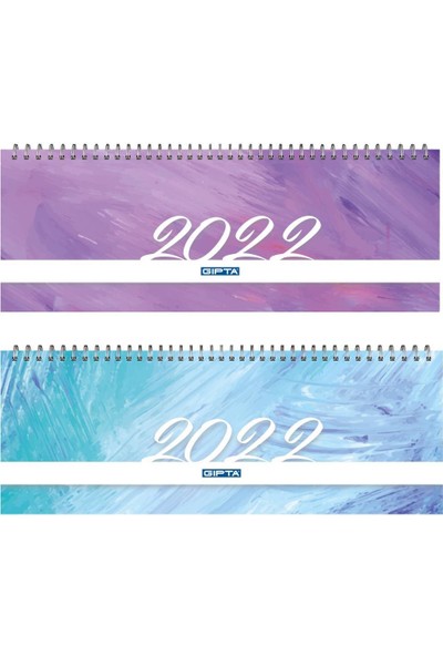 Gıpta 2022 Haftalık Spiralli Masa Takvimi 12 x 33 cm 2'li Gıpta 2022 Haftalık Spiralli Masa Takvimi 12 x 33 cm 2'li