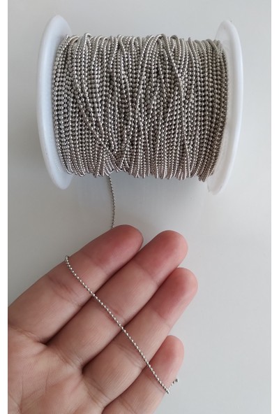 Sümerbaş Hobi 2 mt Top Zincir/takı Kolye Zinciri Sümerbaş Hobi 2 mt Top Zincir/takı Kolye Zinciri