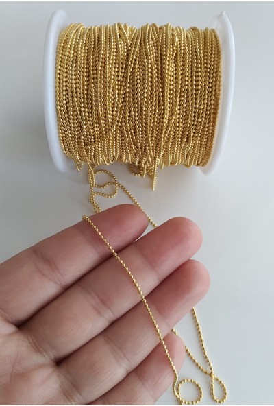 Sümerbaş Hobi 2 mt Top Zincir/takı Kolye Zinciri Sümerbaş Hobi 2 mt Top Zincir/takı Kolye Zinciri