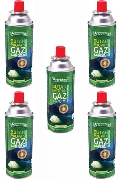 Orcamp Orgaz KTS-227 Gaz Kartuşu 5'li Set Orcamp Orgaz KTS-227 Gaz Kartuşu 5'li Set