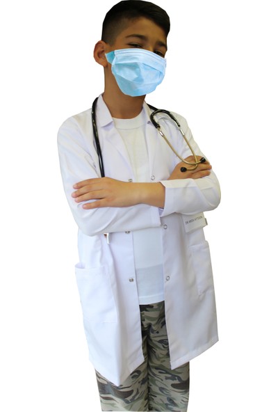 Erkek Çocuk Doktor Önlüğü ( 2 -15 Yaş Aralığı Bedenler ) Öğretmen Laboratuvar Beyaz Önlük Erkek Çocuk Doktor Önlüğü ( 2 -15 Yaş Aralığı Bedenler ) Öğretmen Laboratuvar Beyaz Önlük