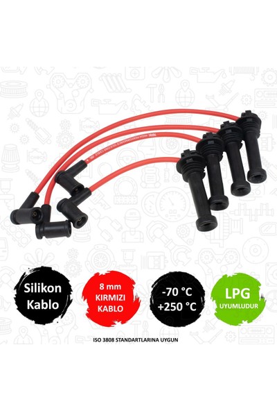 Tork YS6F12280A1A - Ford Focus 1.4 16V - Focus Iı 1.6 - Buji Kablosu