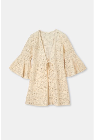 Dagi Ekru Elbise Pareo Dagi Ekru Elbise Pareo